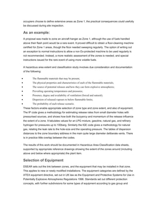 Hazardous area classification and control of ignition sources | DOC