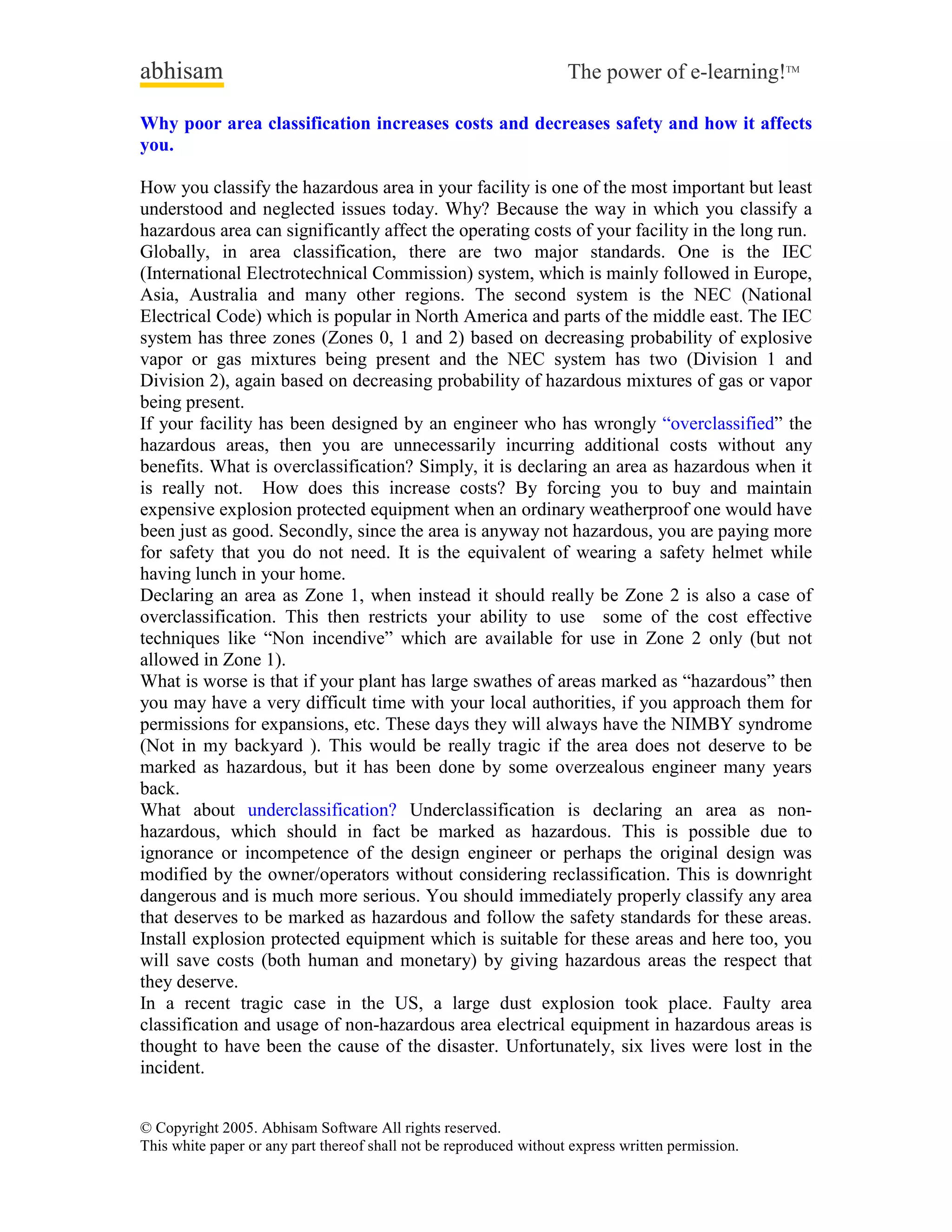 Hazardous area installations -how to make 92% of sites safer | PDF