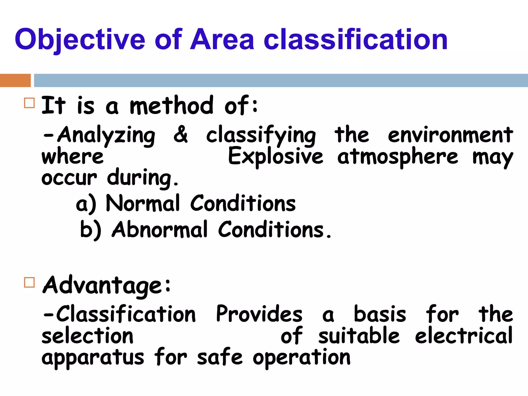 Electrical maintenance in Hazardous area | PPT