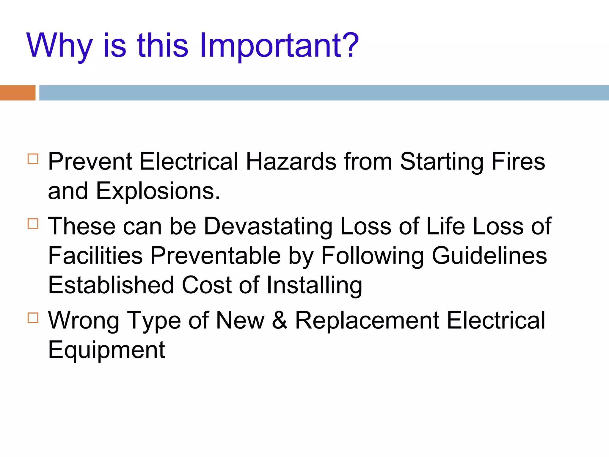 Electrical maintenance in Hazardous area | PPT