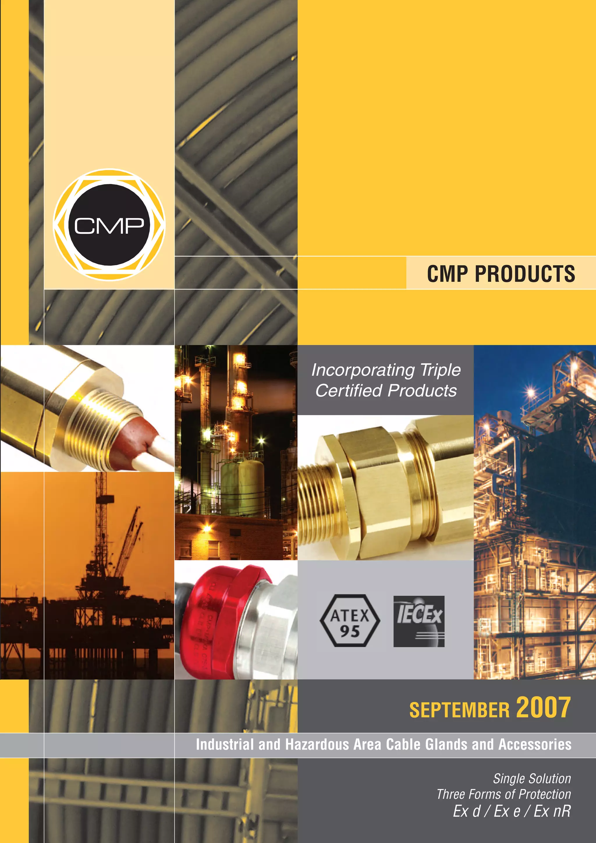CMP Cable Glands - Hazardous Area Zones 1, 2, 21, 22 Flameproof (ATEX ...