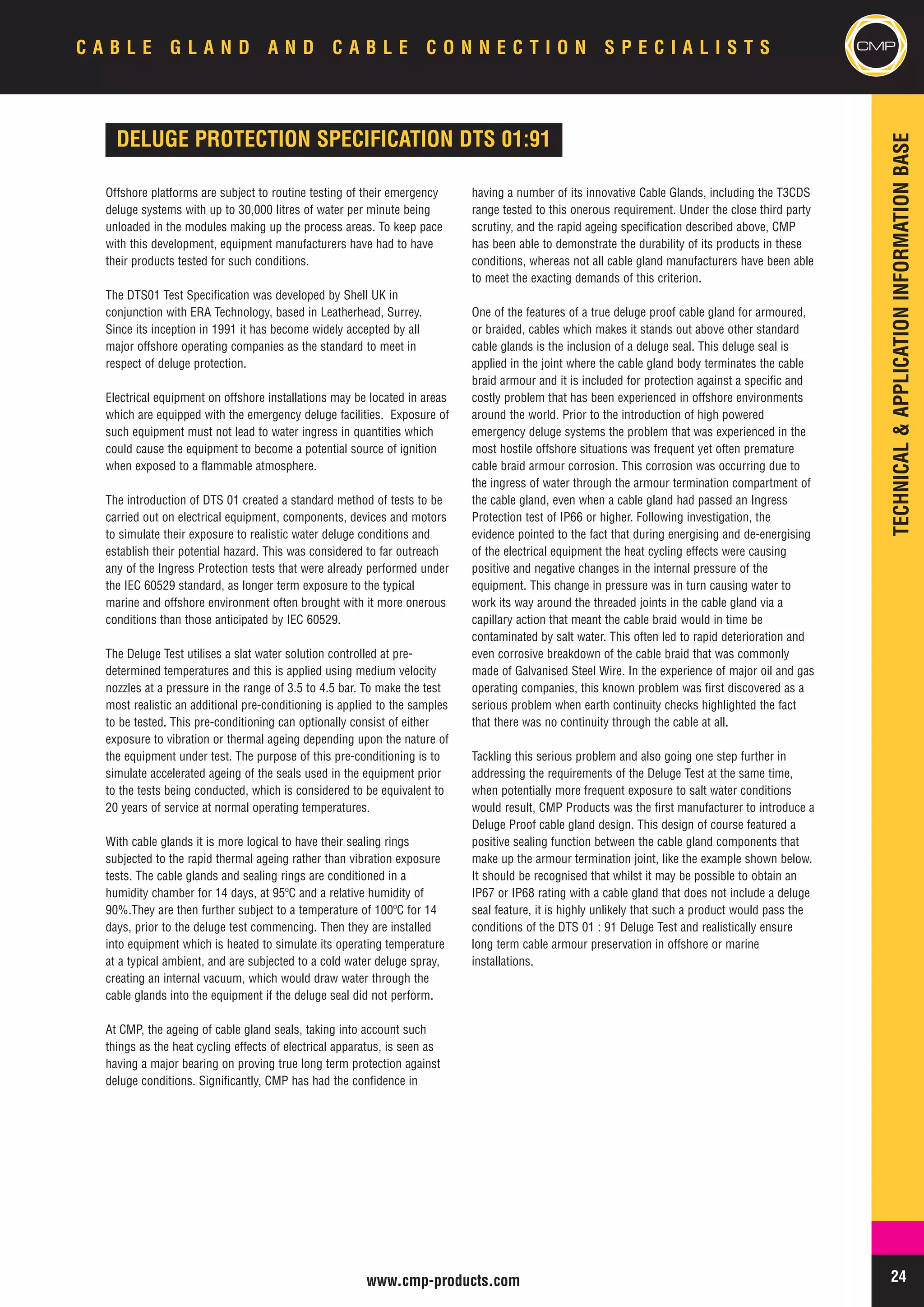 CMP Cable Glands - Hazardous Area Zones 1, 2, 21, 22 Flameproof (ATEX ...