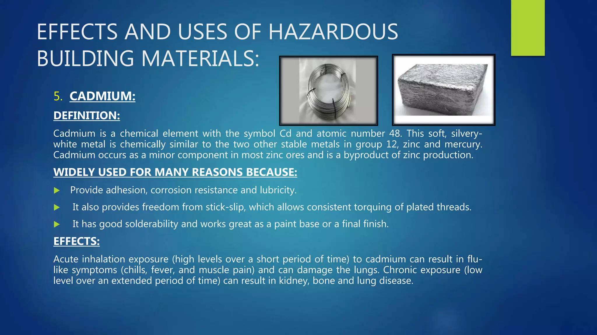 Hazardous building material 9000 | PPTX
