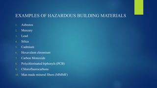 Hazardous building material 9000 | PPTX