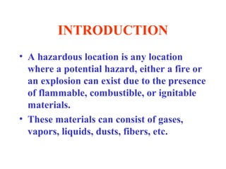 Hazardous classified locations | PPT