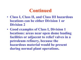 HAZARDOUS CLASSIFIED LOCATIONS.ppt