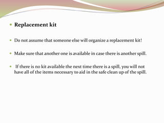 Hazardous Drugs and Chemotherapy Spills | PPTX