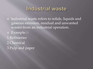 Hazardous industrial waste management technology | PPT