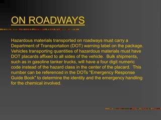 Hazardous_Materials transportation of chemicals | PPT