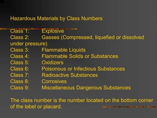 Hazardous_Materials transportation of chemicals | PPT