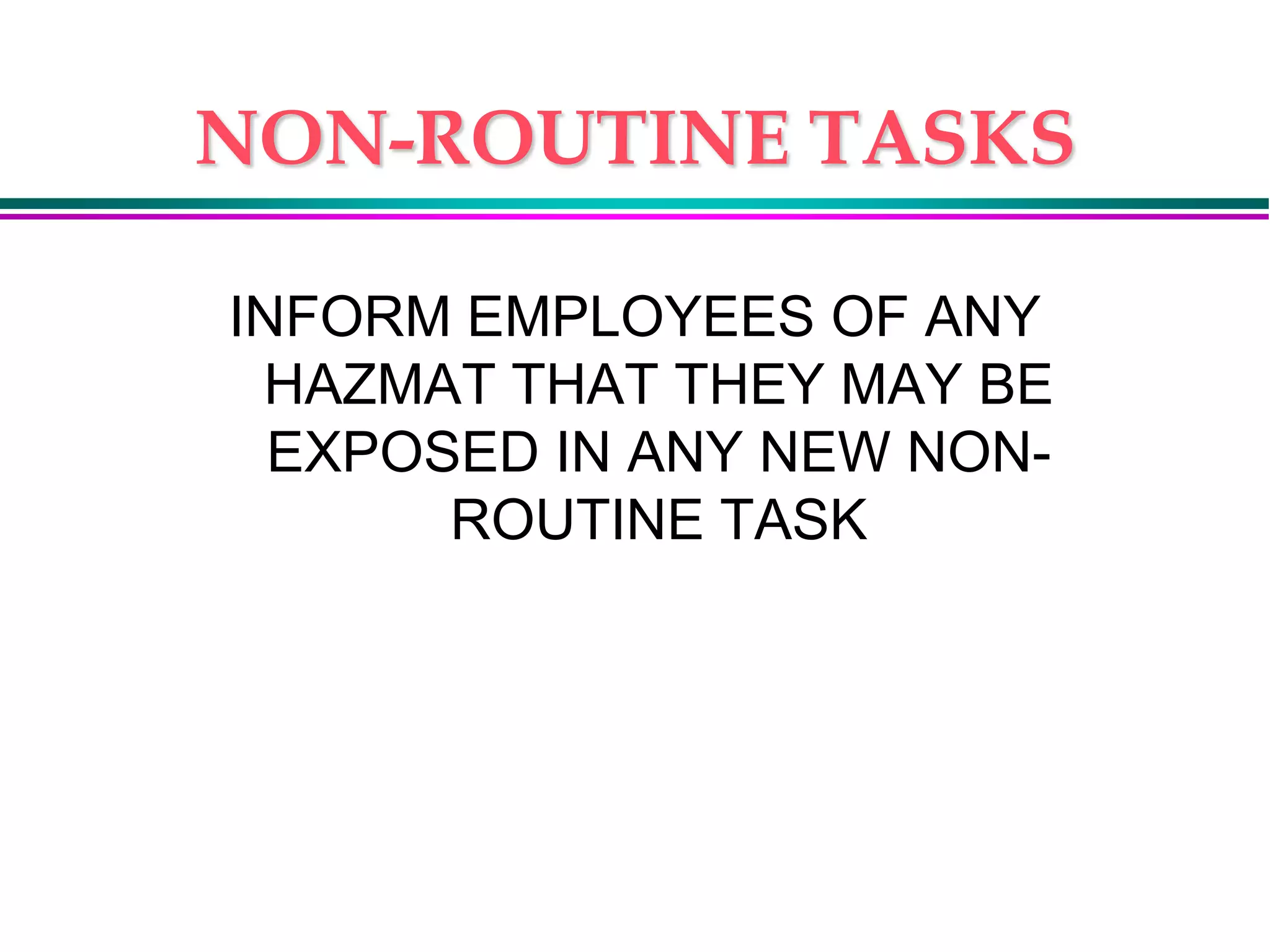 Hazardous materials control & management | PPSX