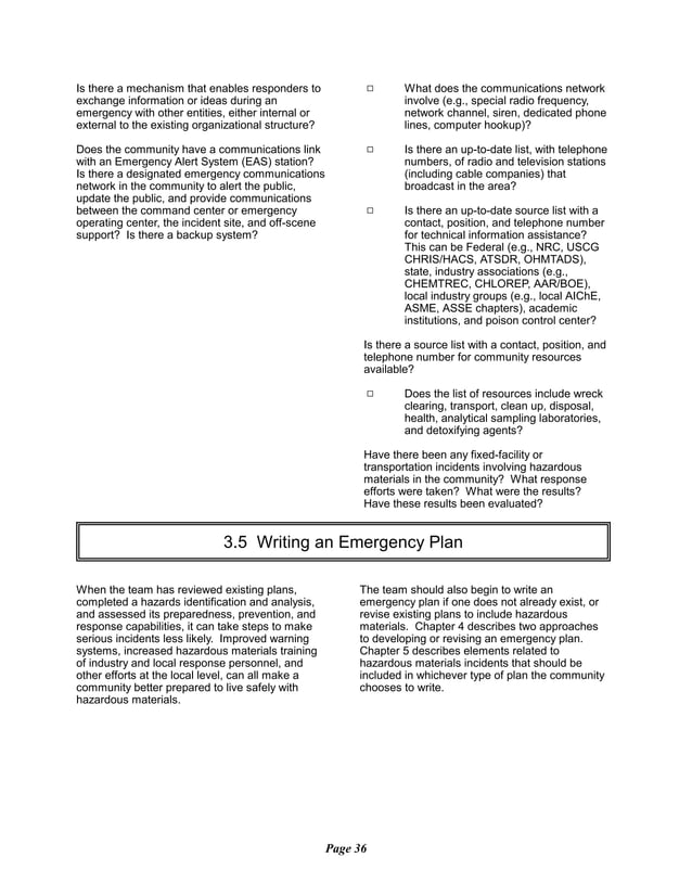 Hazardous materials emergency | PDF