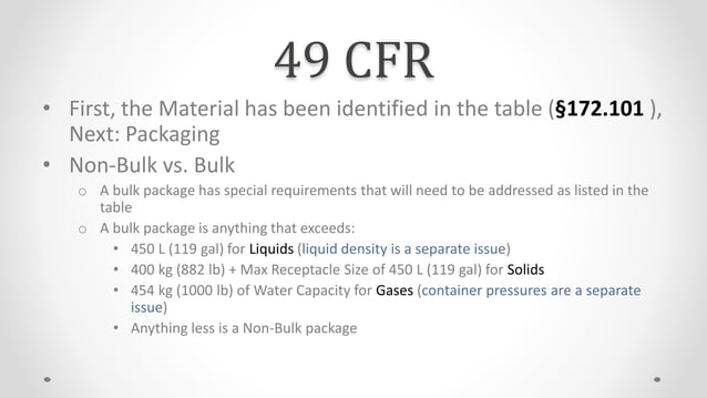 Hazardous Materials Certification Training Part 1 | PPT