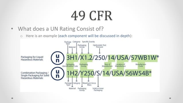 Hazardous Materials Certification Training Part 1 | PPT