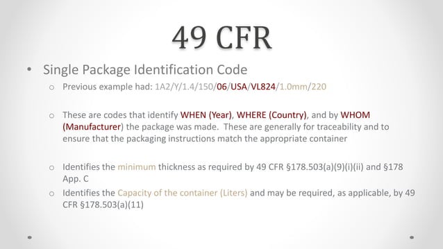 Hazardous Materials Certification Training Part 1 | PPT