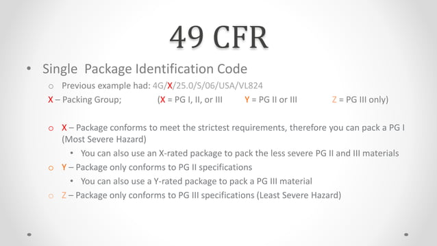 Hazardous Materials Certification Training Part 1 | PPT