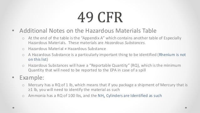 Hazardous Materials Certification Training Part 1