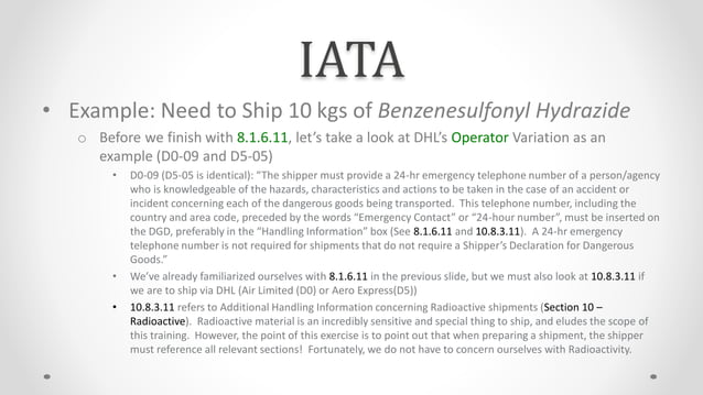 Hazardous Materials Certification Training Part 2 | PPT