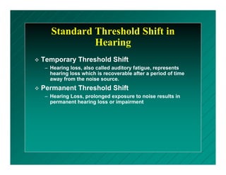 Hazardous noise training initial and annual | PDF