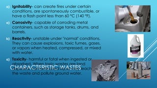 Hazardous waste | PPTX | Indoor Environmental Quality | Home & Garden