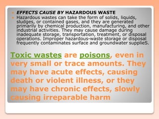 Hazardous w aste | PPTX