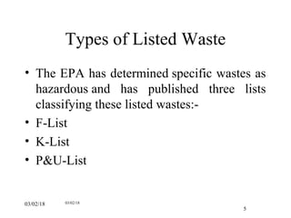 Hazardous waste | PPT