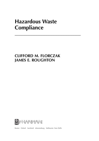 Hazardous waste compliance | PDF