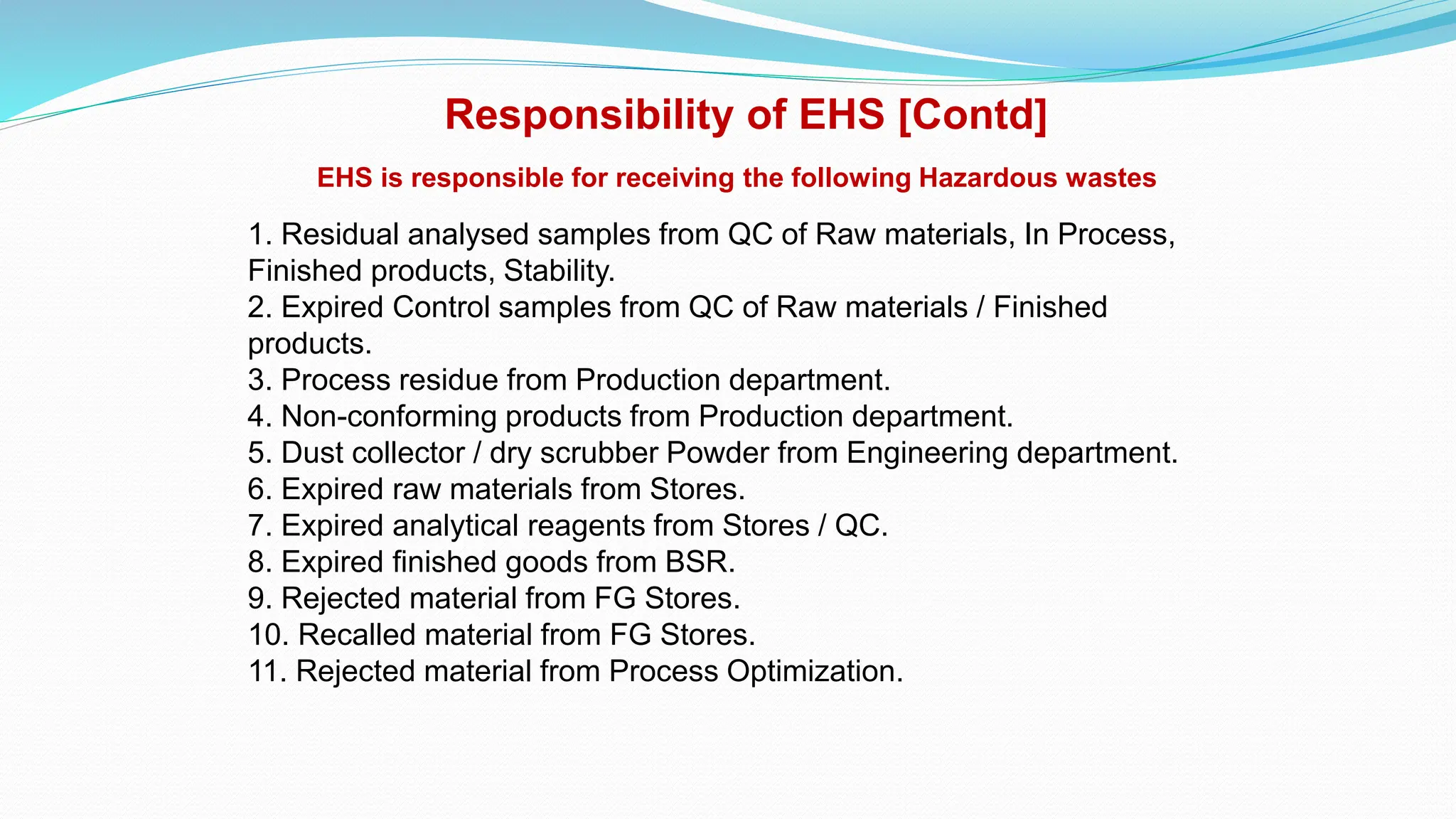 Hazardous waste handling procedure Standard Operating Procedure | PPTX
