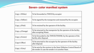 Hazardous waste handling procedure Standard Operating Procedure | PPTX