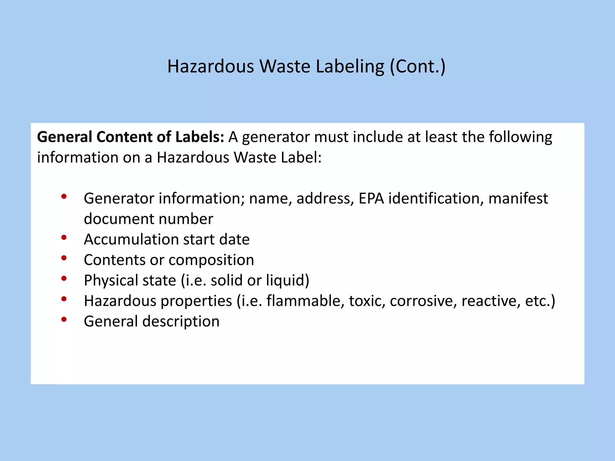 Hazardous waste management | PPTX