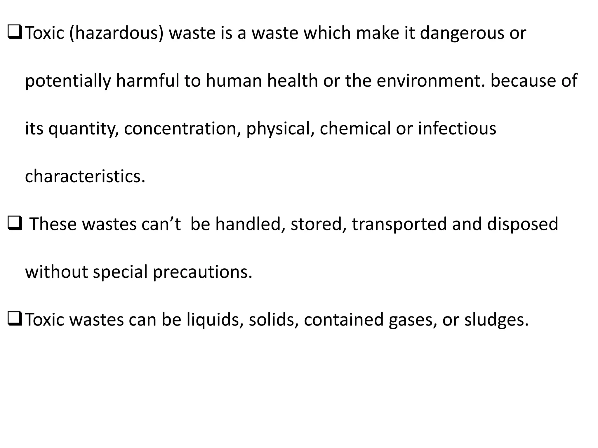 Hazardous waste management | PPTX