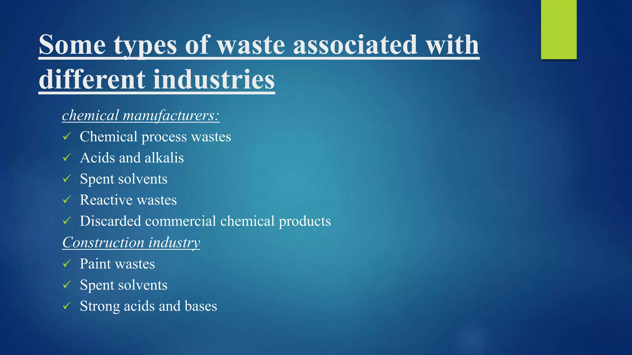 Hazardous waste management | PPTX