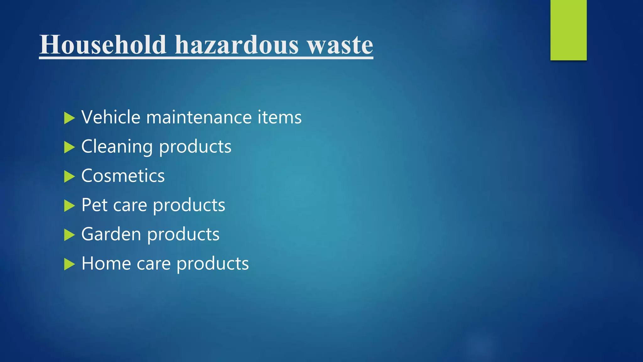 Hazardous waste management | PPTX