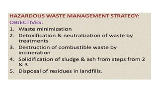 Hazardous Waste Management.pptx | Environmental Services Industry ...