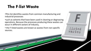 Hazardous waste management (2) | PPTX