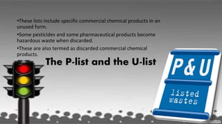 Hazardous waste management (2) | PPTX