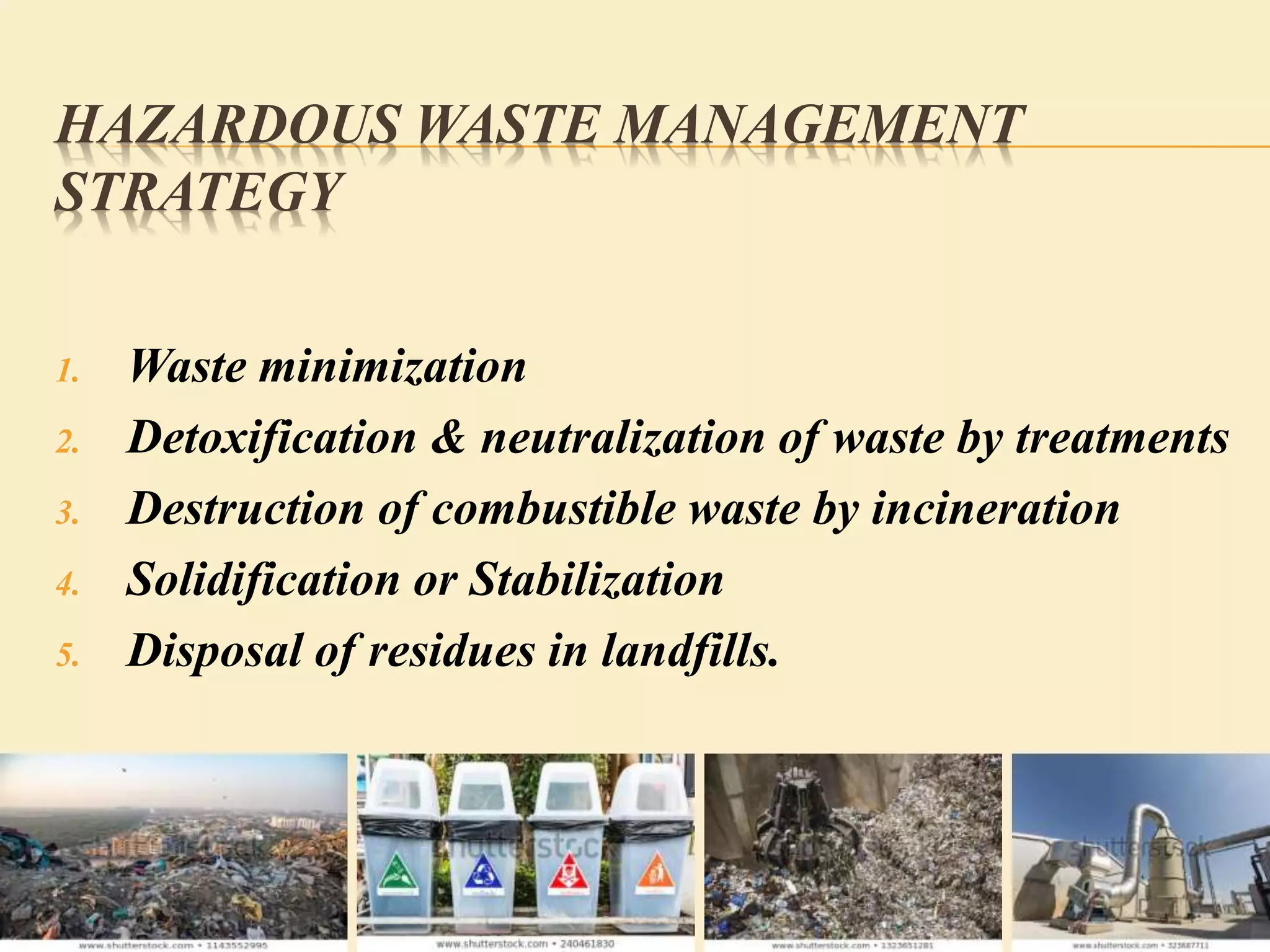 Hazardous waste management in india | PPTX