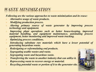 Hazardous waste management in india | PPTX