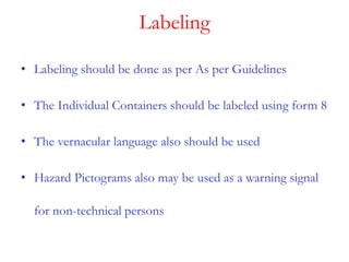 Hazardous waste management in industires. | PPTX