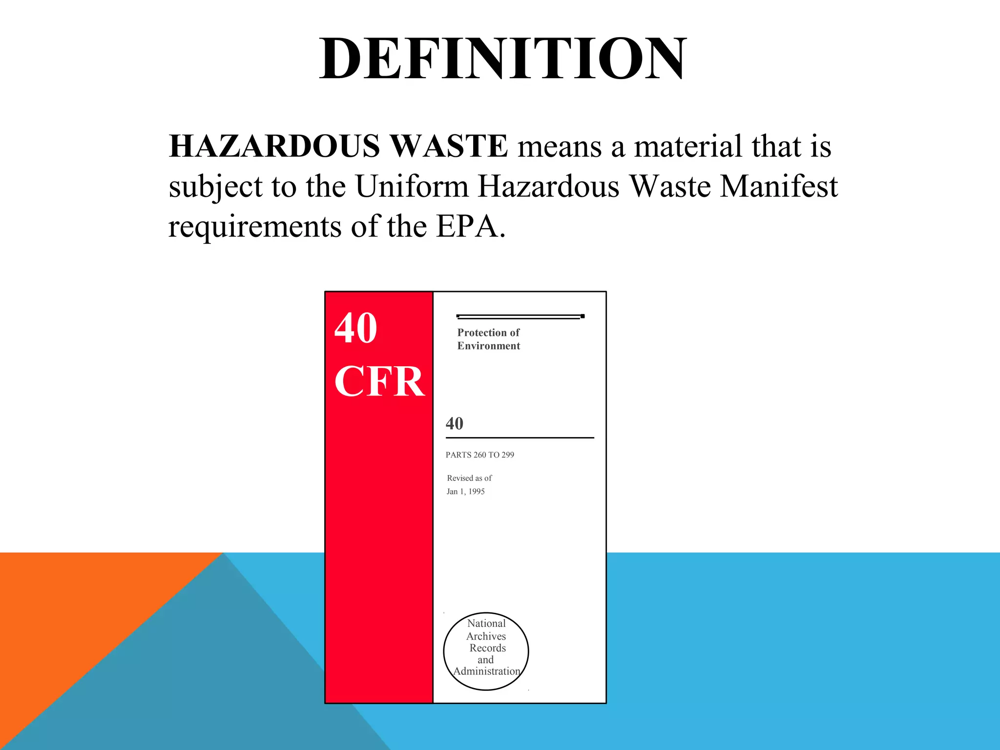 Hazardous Waste Operations and Emergency Response | PPT