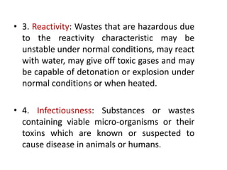 Hazardous waste | PPTX