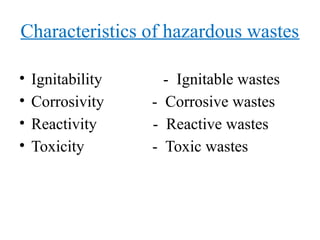 HAZARDOUS WASTES.pptxbbbbxuxjdjdi8fifjfufui | PPTX | Indoor ...
