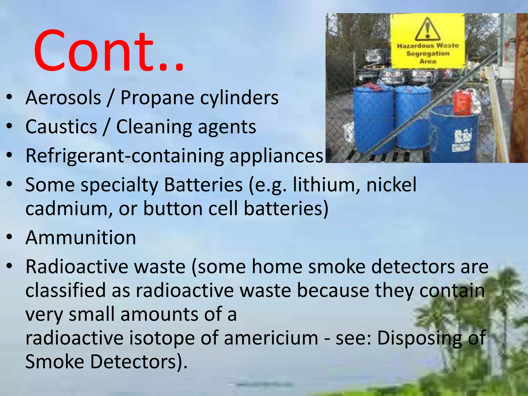 Hazardous waste treatment | PPTX