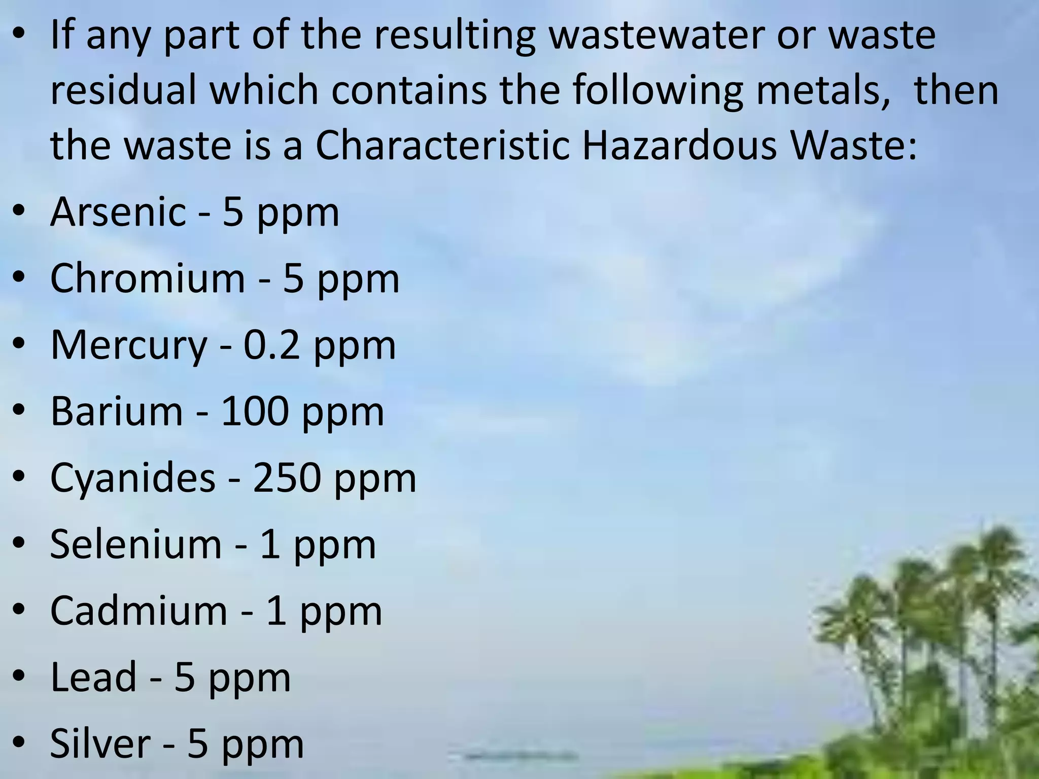 Hazardous waste treatment | PPTX