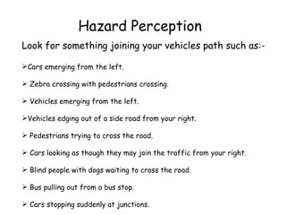 Hazard Perception | PPT
