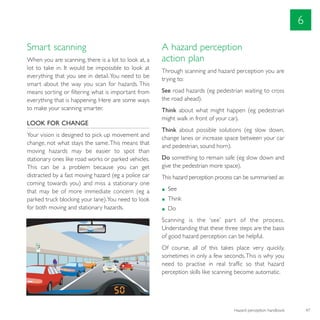 Hazard perception hand book | PDF