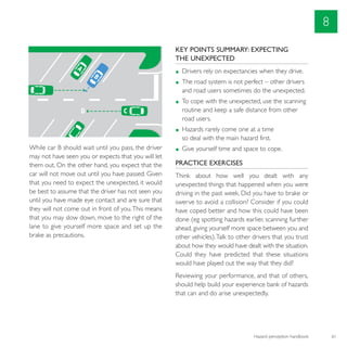 Hazard perception hand book | PDF
