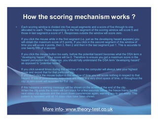 Hazard Perception Test | PDF
