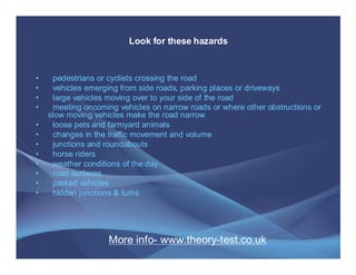 Hazard Perception Test | PDF