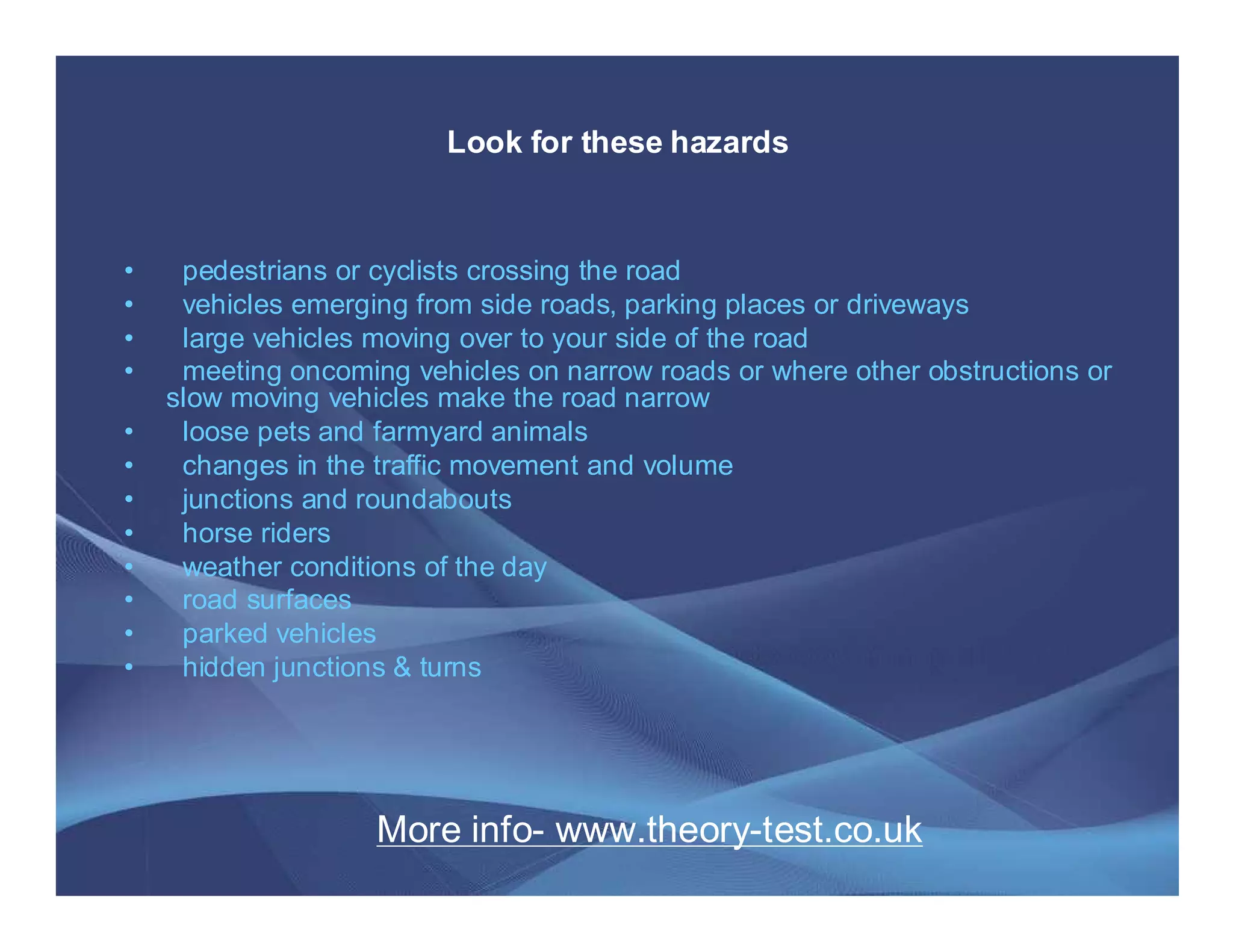 Hazard Perception Test | PPT